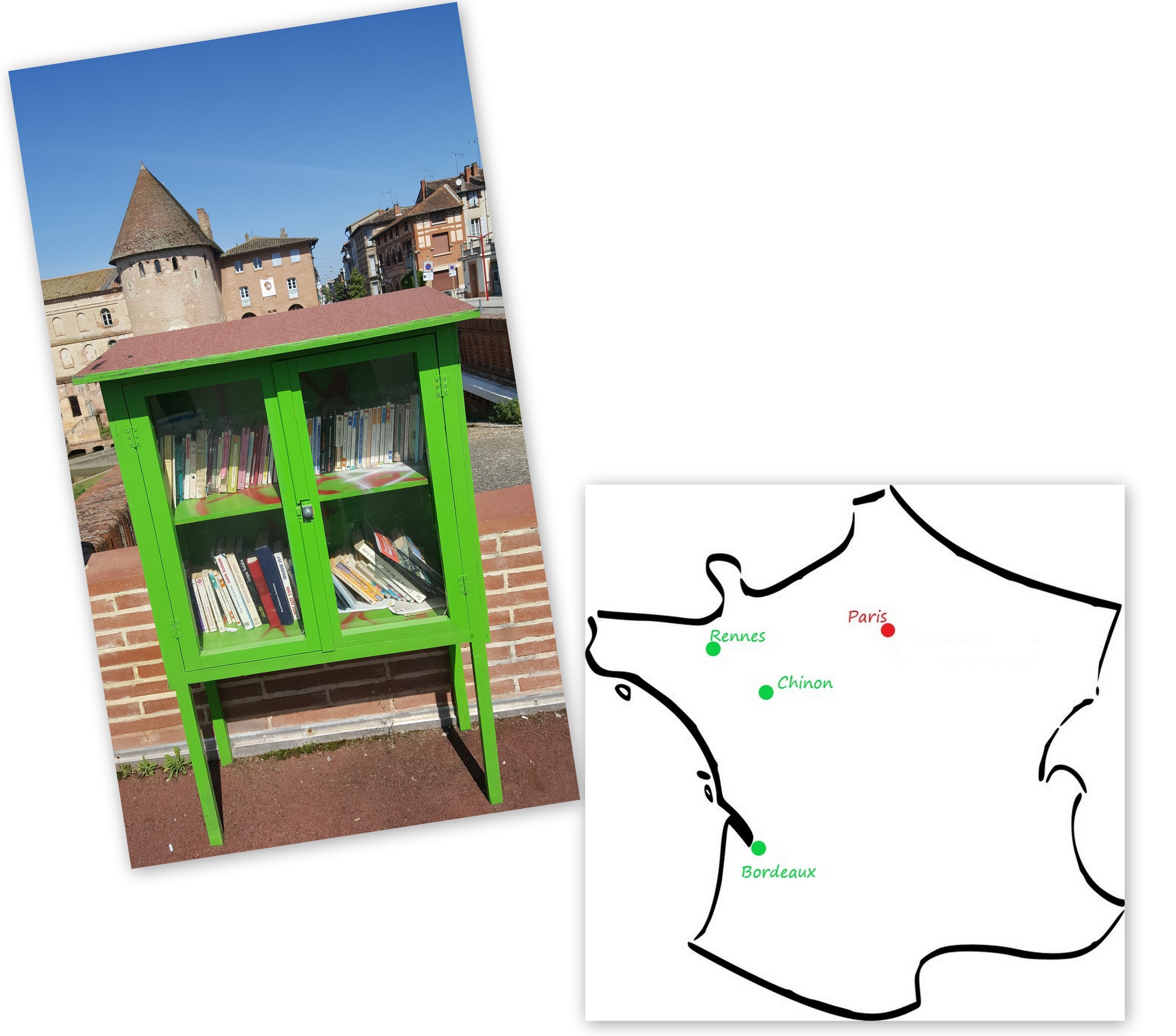 Des bibliothèques de rues (B1) – le petit scribe